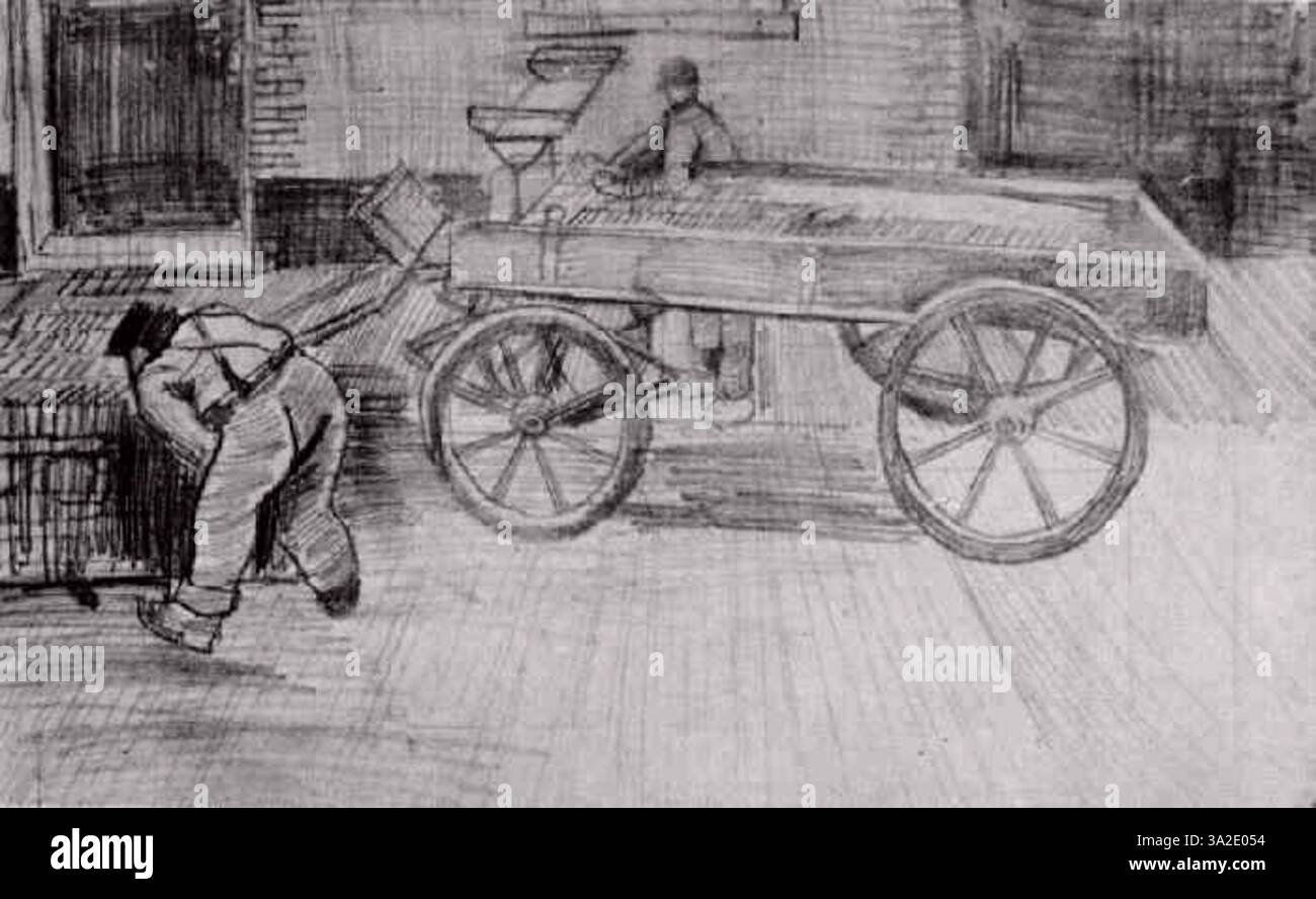 This artwork by Van Gogh features thick, expressive strokes and vibrant ...
