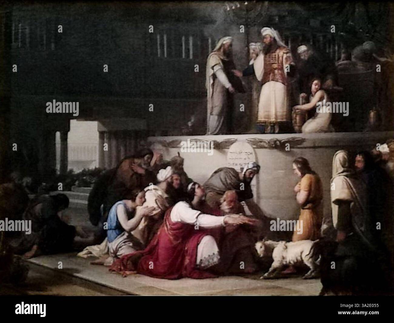 Francesco Hayez’s 1817 painting portrays the biblical scene of King ...