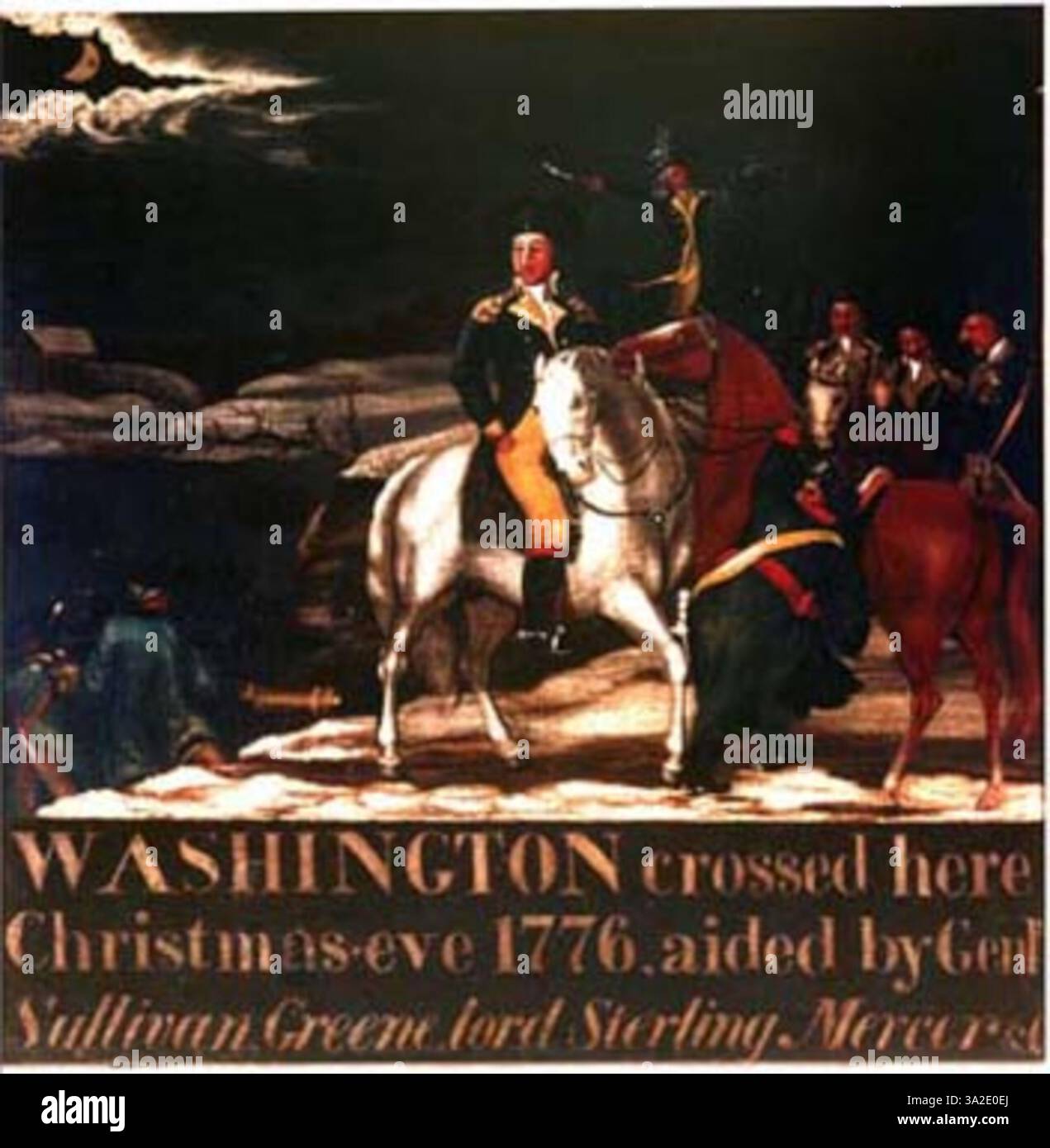 Edward Hicks’ 'Washington at the Delaware' (1833) depicts George ...