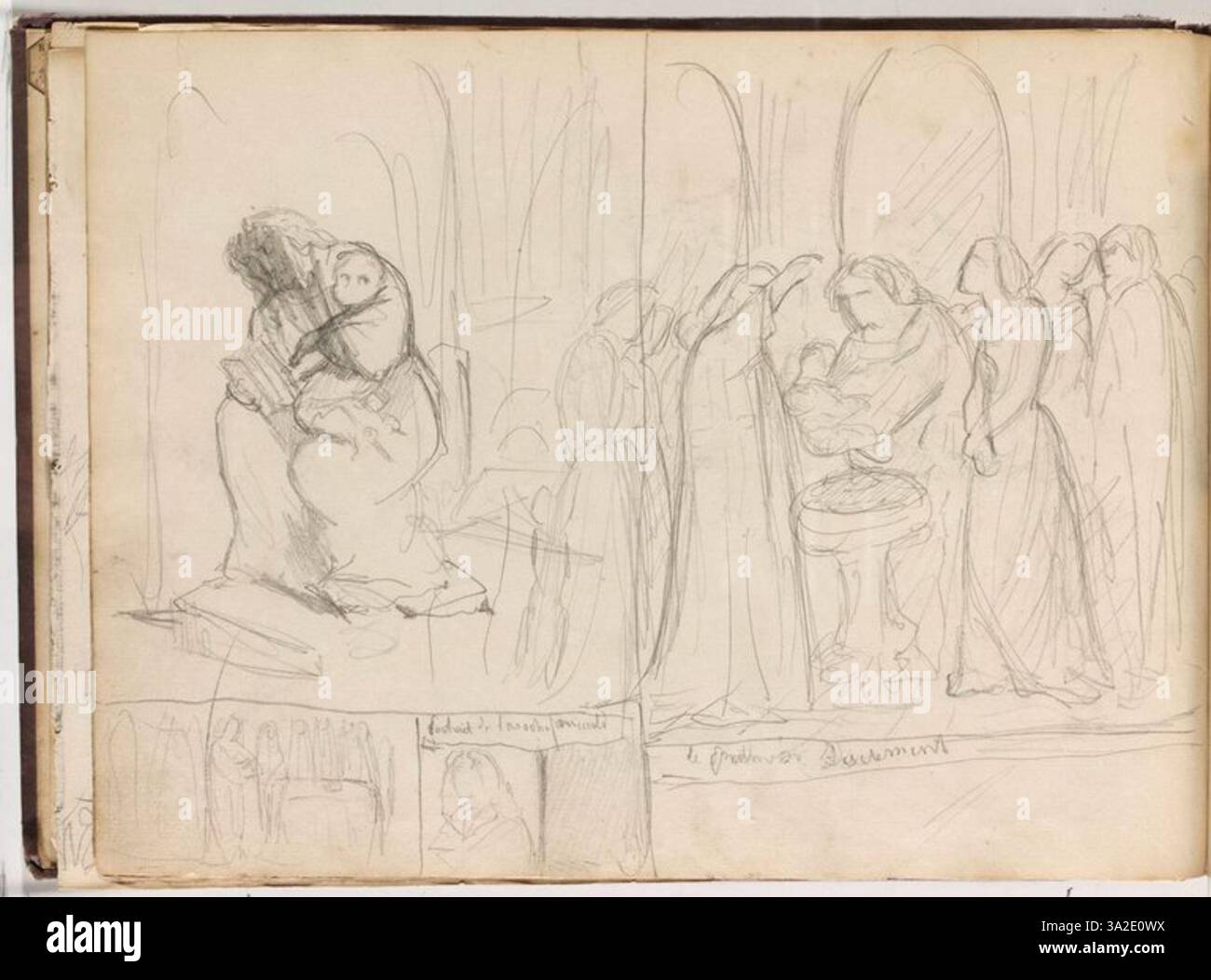 A portrait by Théodore Chassériau, emphasizing his skill in rendering ...