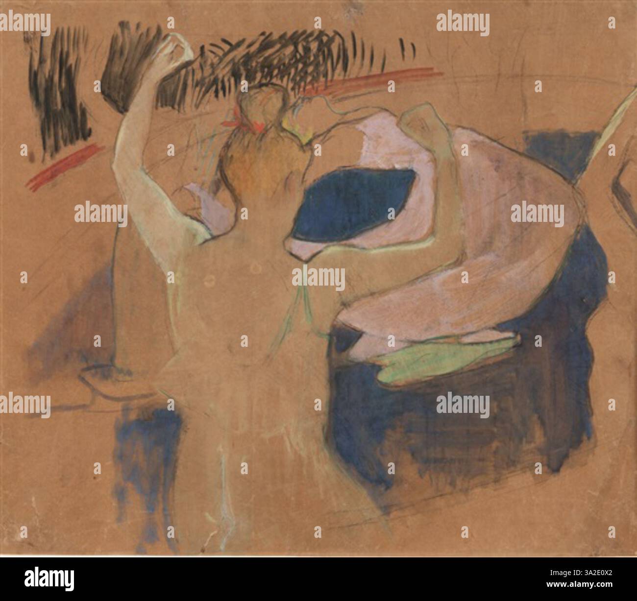 'La Loïe Fuller sur la Piste' by Henri de Toulouse-Lautrec depicts the ...