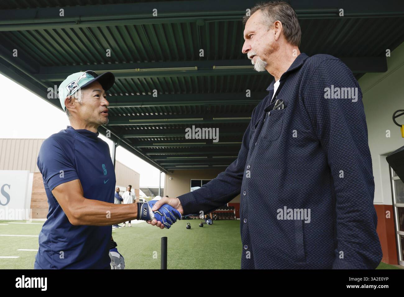 Former Seattle Mariners outfielder and new member of the U.S. Baseball Hall of Fame Ichiro ...