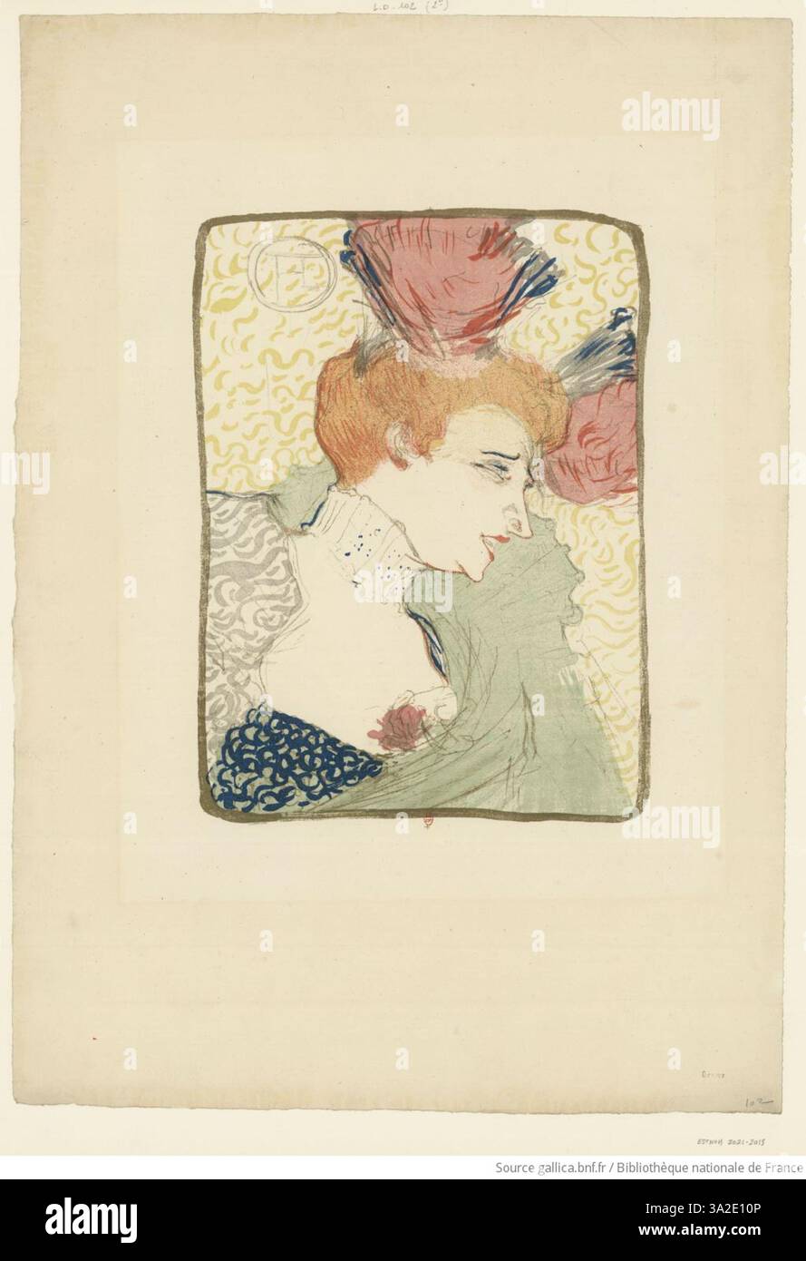 'Mademoiselle Marcelle Lender, en buste' is a bust portrait of Marcelle ...