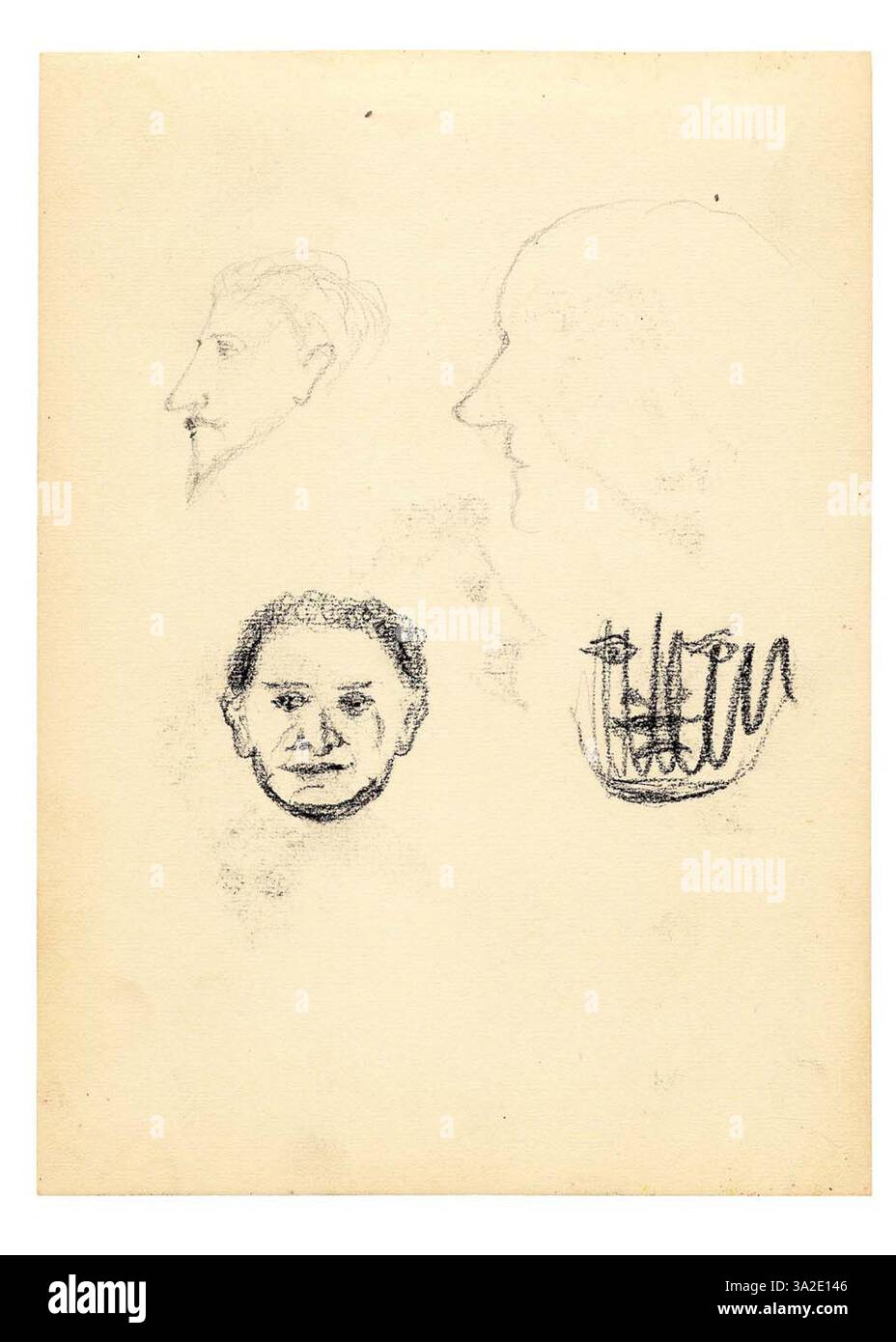 This image represents a work by Arnold Schoenberg, showcasing his ...