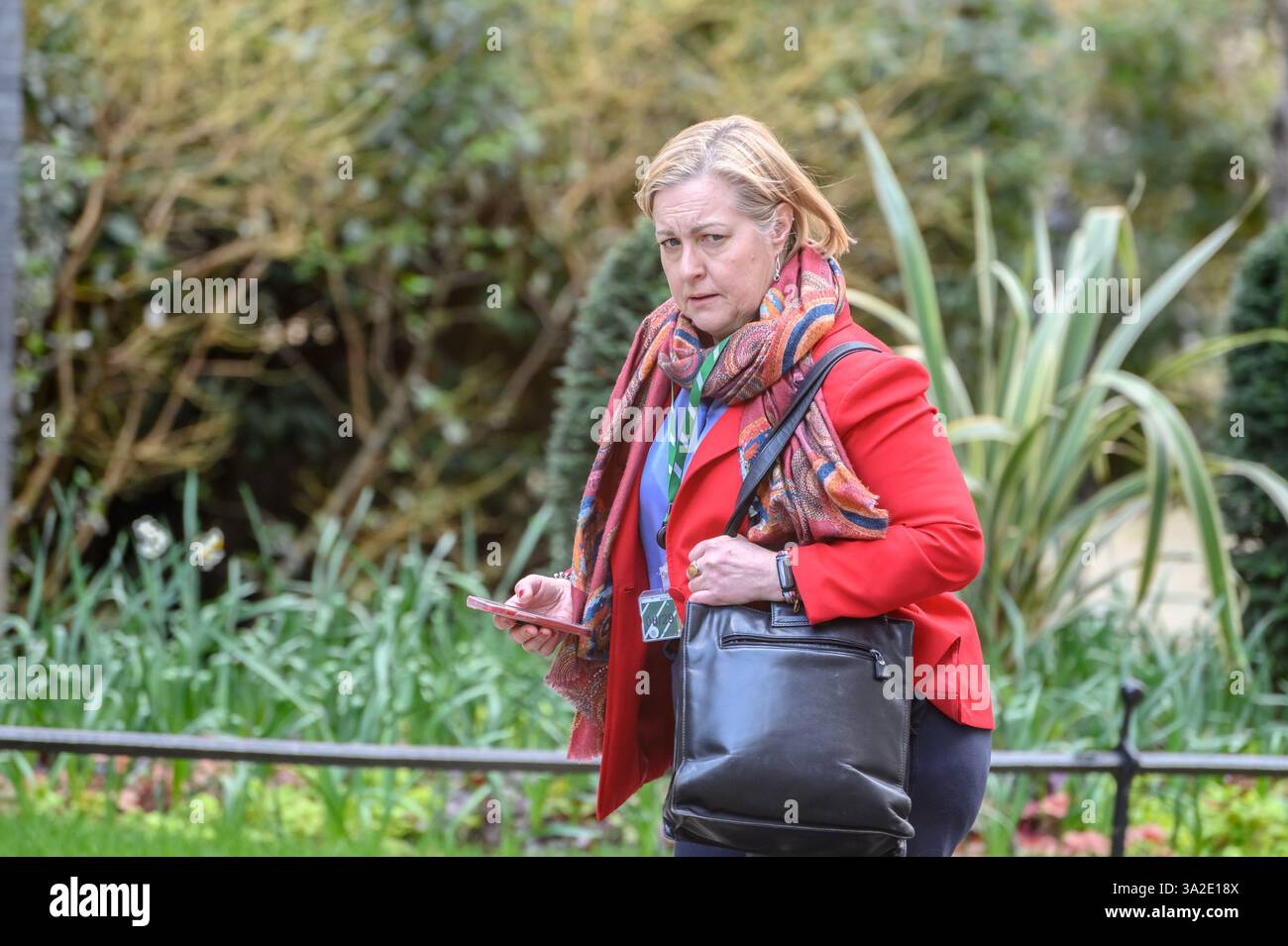 Alison Hume MP (Labour: Scarborough and Whitby) in Downing Street for a ...