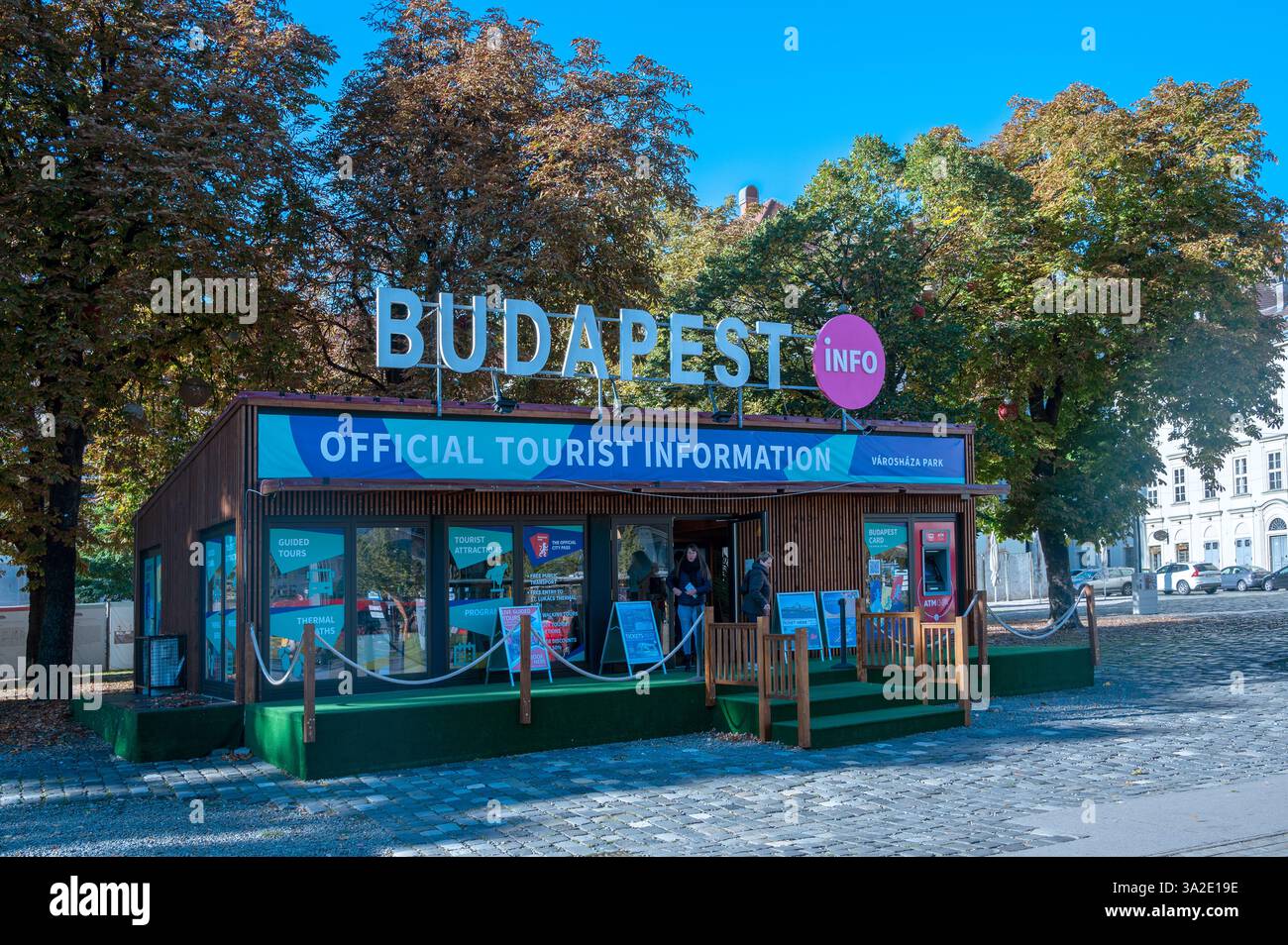 View of the official Budapest Tourist Information Office located in ...