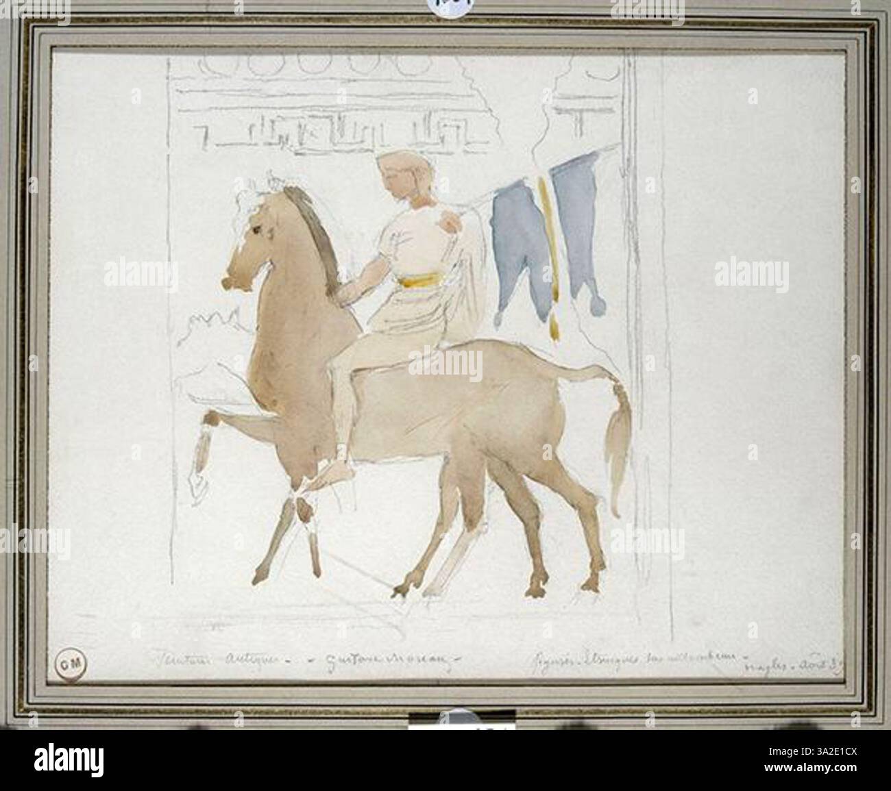 'Cavalier' by Gustave Moreau depicts a mounted figure, dressed in ...