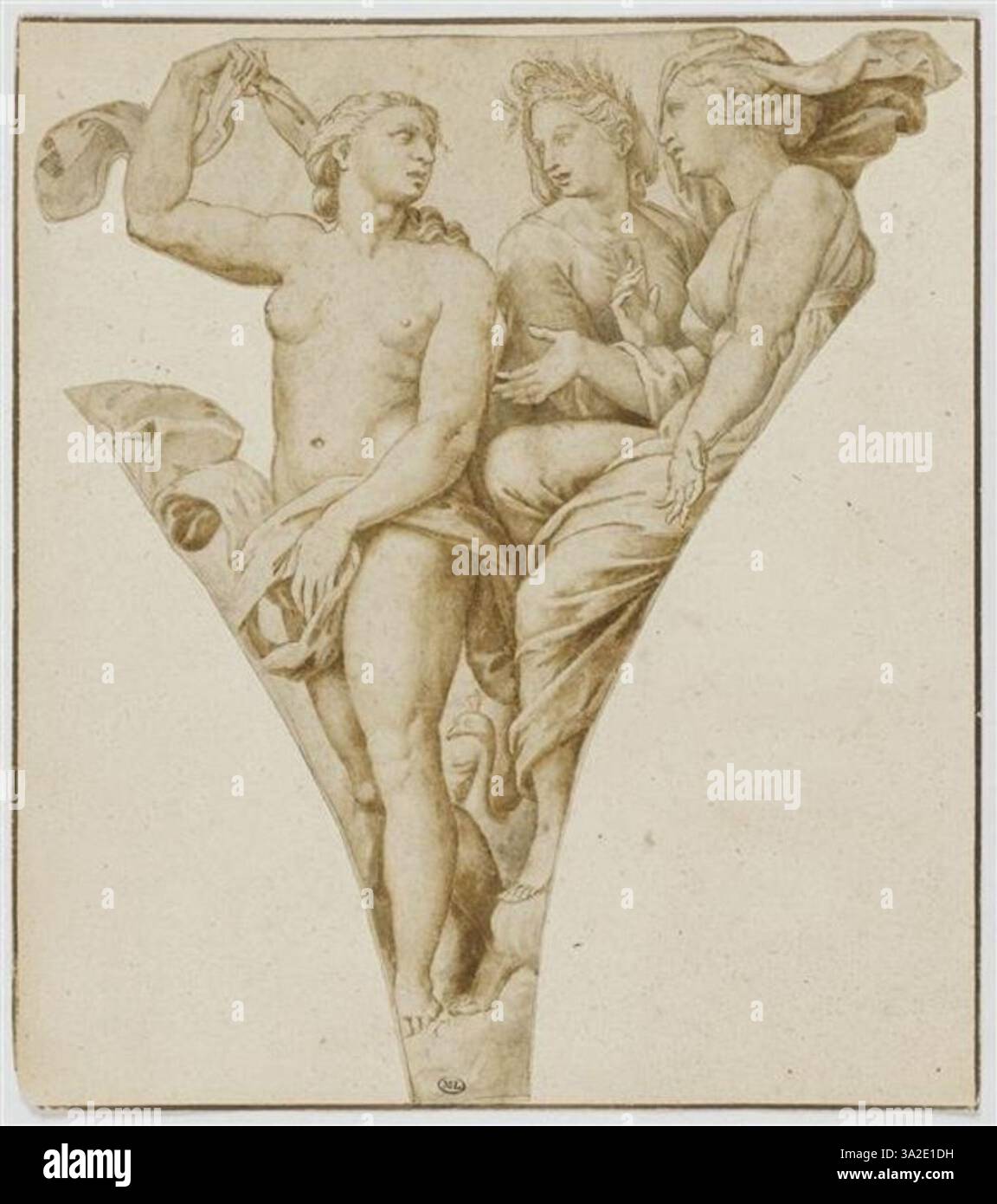 This drawing depicts Venus, Juno, and Ceres, three major goddesses of ...