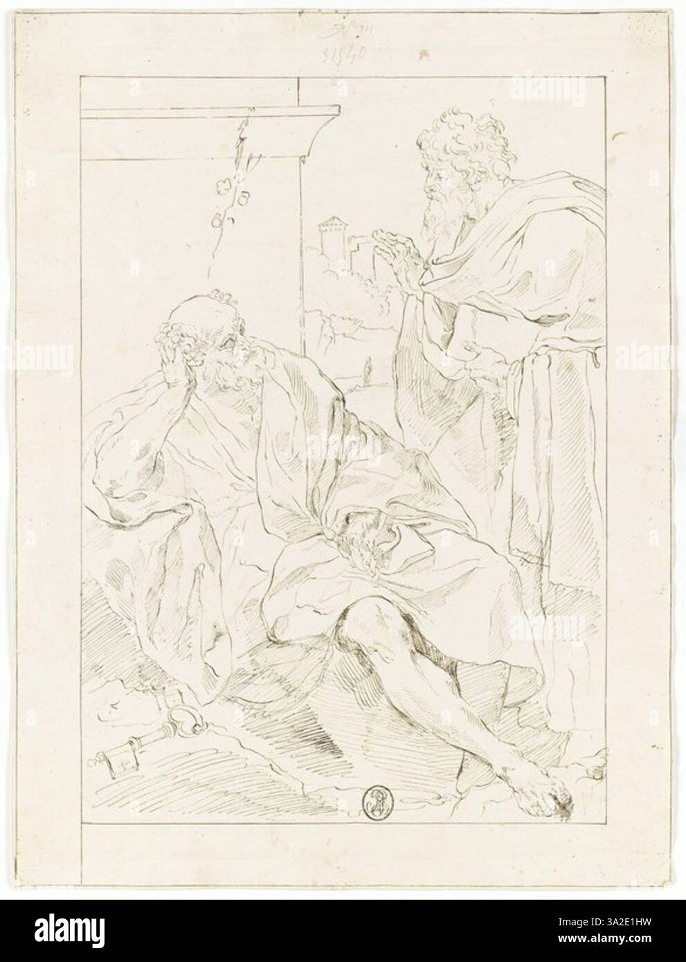This copy of Guido Reni’s depiction of Saints Peter and Paul presents ...