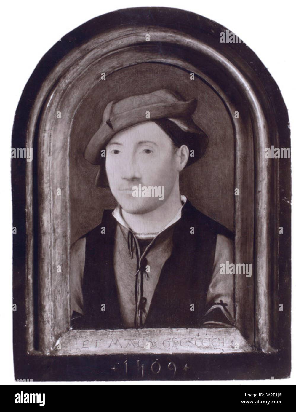 This 1509 portrait by Joos van Cleve presents a dignified man, likely ...