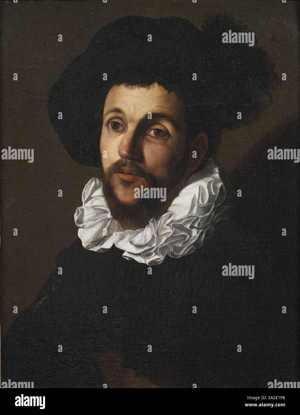 This self-portrait by Cecco del Caravaggio showcases a young man in a ...