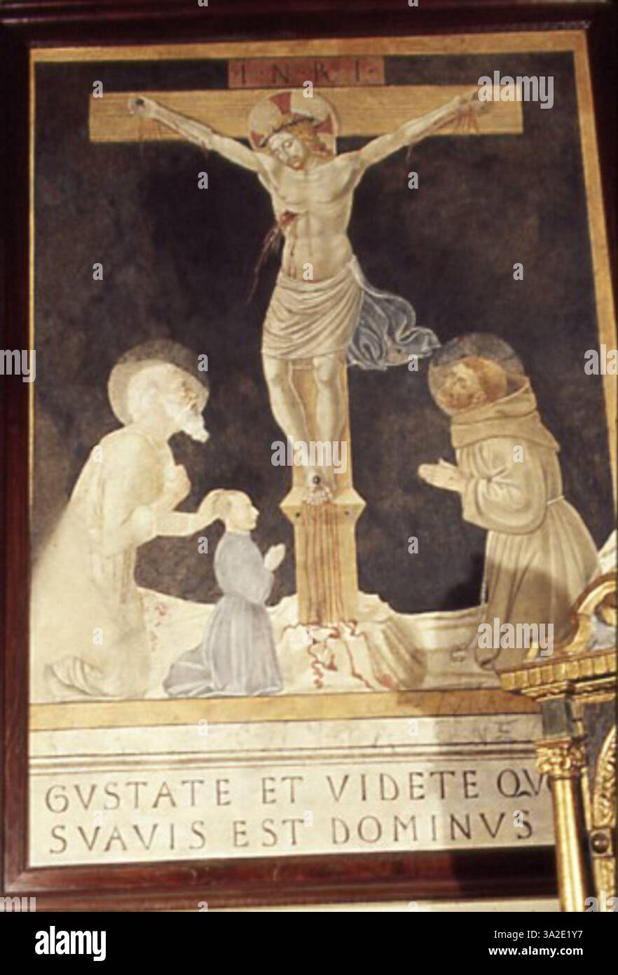 This 15th-century work by Benozzo Gozzoli, 'Gesù Cristo Crocifisso ...