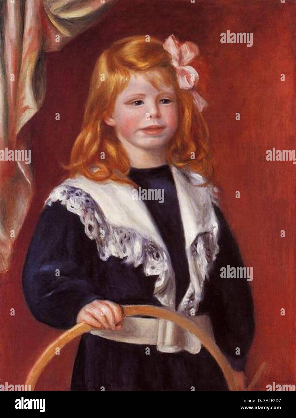 This portrait features Renoir’s son, Jean, depicted in a playful and ...