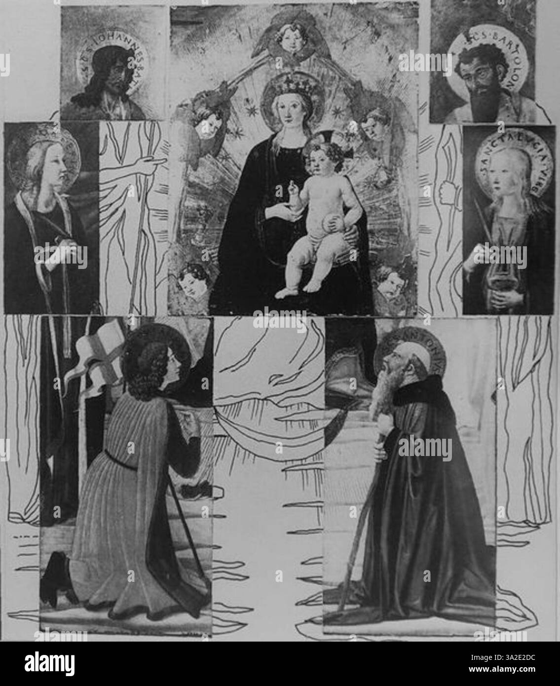 This 15th-century work by Cosimo Rosselli showcases a sacred religious ...