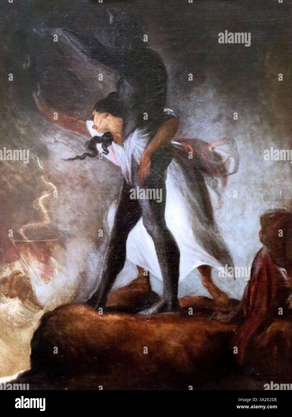 *Le nègre vengé* by Henry Fuseli depicts the moment of vengeance, where ...