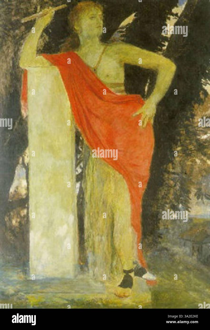 ‘Euterpe’ by Böcklin, from around 1898, portrays the Greek muse of ...