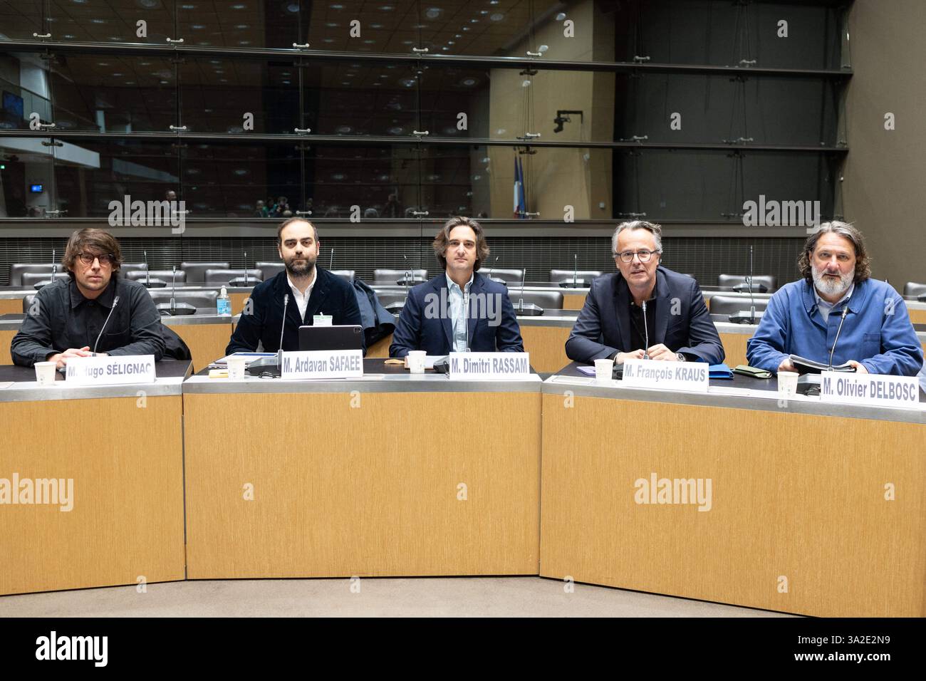 Hearing of Film Producers Hugo Selignac, Ardavan Safaee, Dimitri Rassam ...