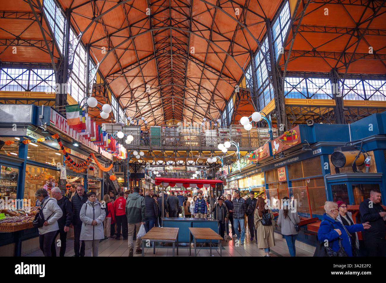 View of The Great Market Hall or Central Market Hall, the largest and ...