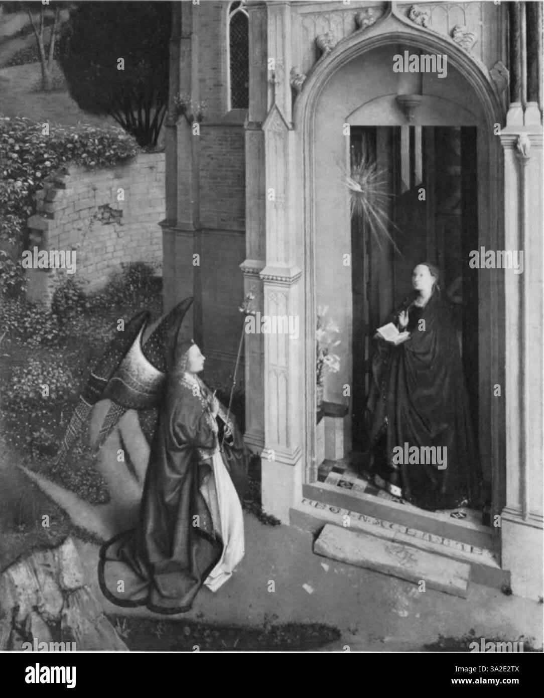 This image displays the van Eycks and Petrus Christus’ work on ...