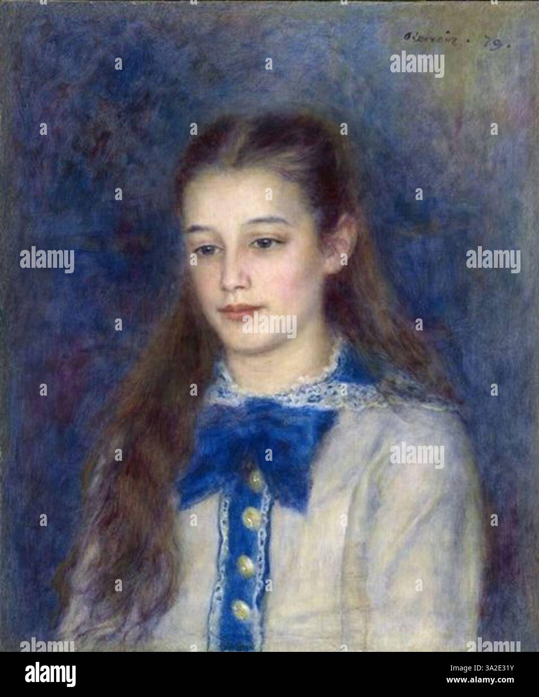 This portrait of Thérèse Bérard highlights Renoir’s signature soft ...