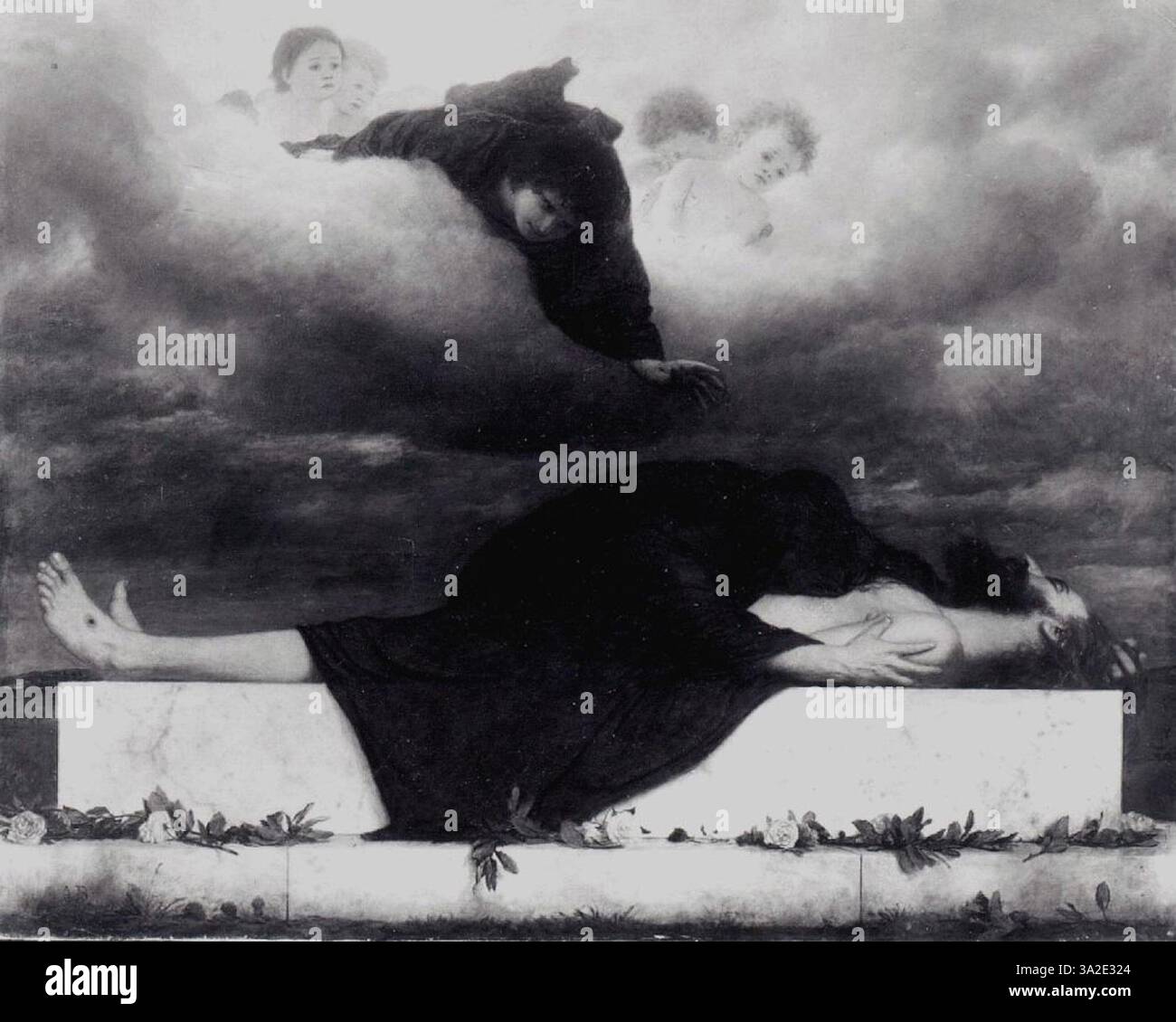 Böcklin’s ‘Pietà’ depicts the Virgin Mary mourning over the body of ...