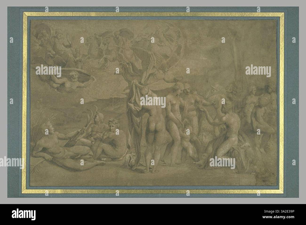 This copy of Raphael’s 'Judgment of Paris' depicts the mythological ...