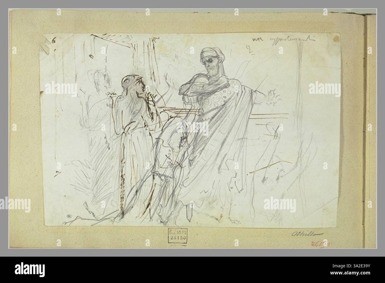 This scene from Shakespeare’s 'Othello' captures the dramatic moment of ...