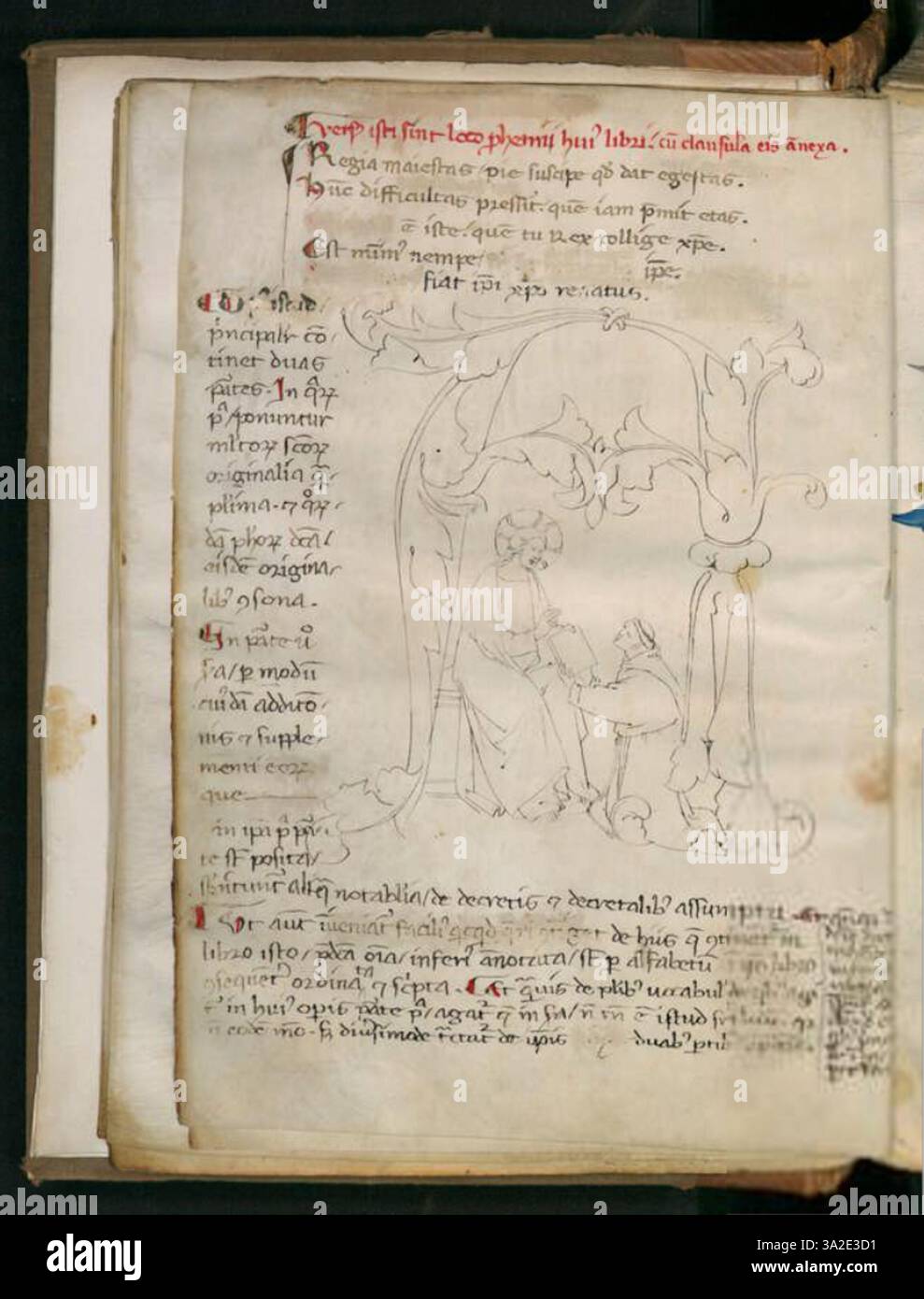 This work by Taddeo Gaddi, from the 13th century, presents a series of ...