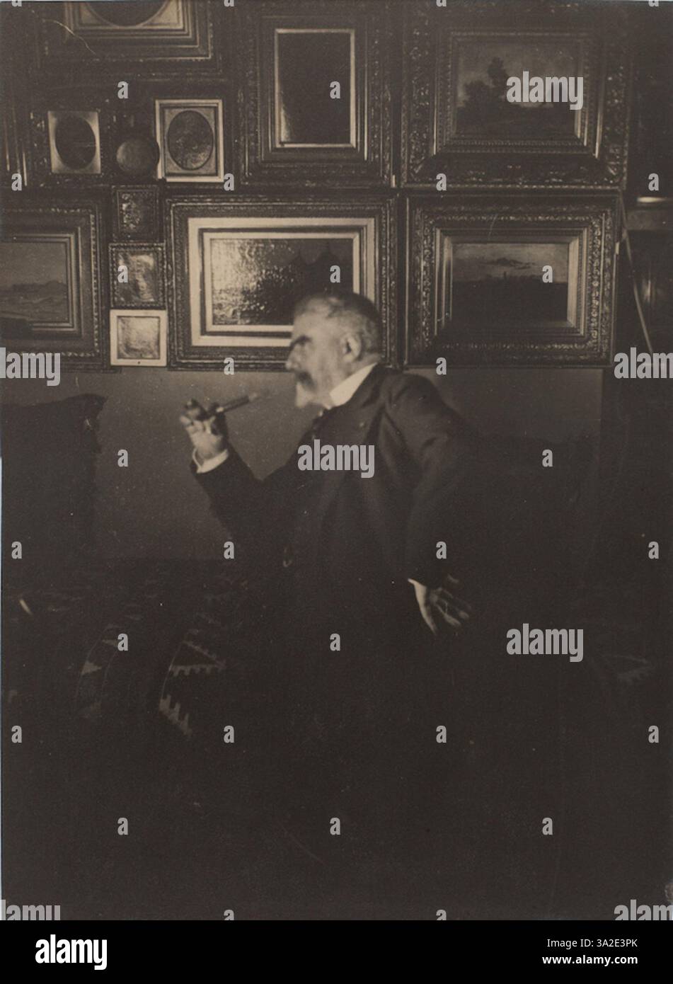 Degas’ portrait of Henri Rouart, an industrialist and art collector ...