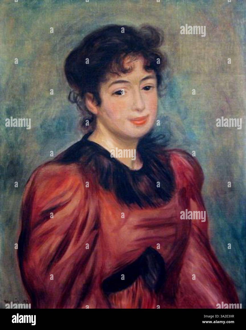 This portrait shows Victorine Debellio, captured in a moment of grace ...