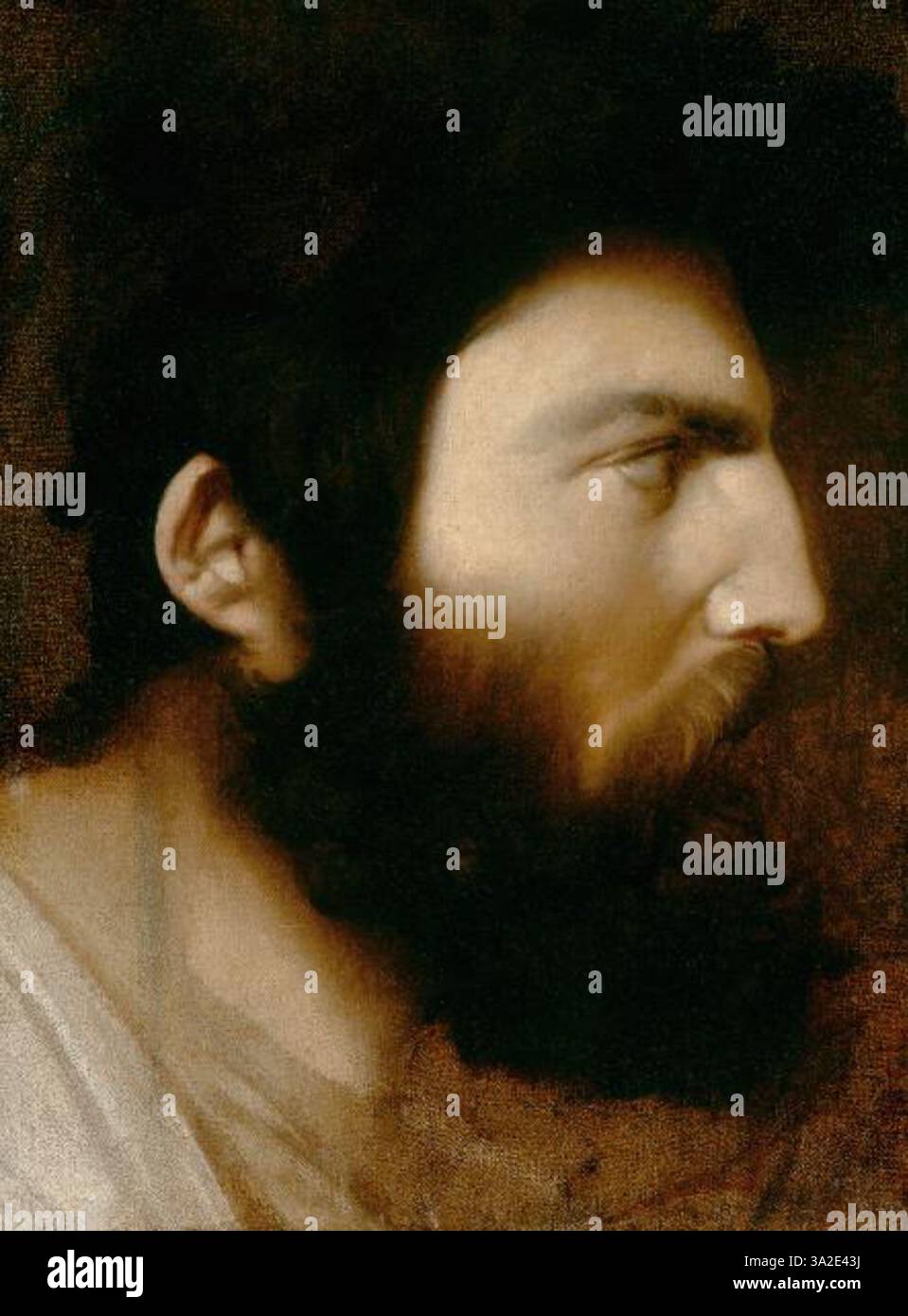 This profile portrait by Jean-Auguste-Dominique Ingres, titled Profil d ...