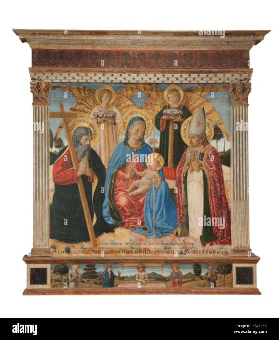 In this 1466 work, Benozzo Gozzoli presents the Madonna with the infant ...