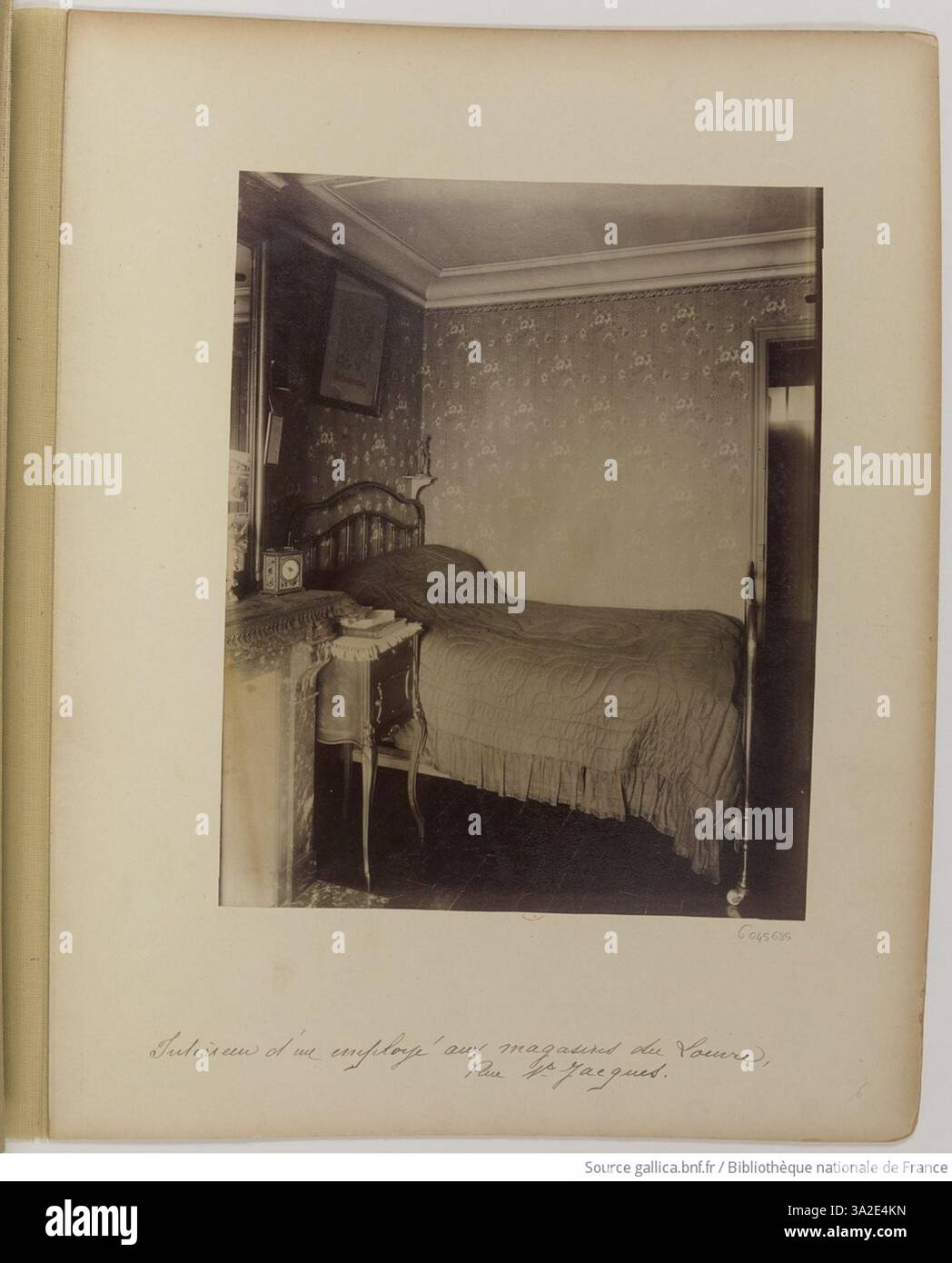 Eugène Atget’s photograph shows the interior of an employee's workspace ...