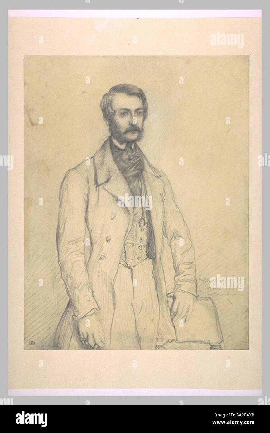 'Portrait dit de Lord Lytton' captures the likeness of Lord Lytton ...