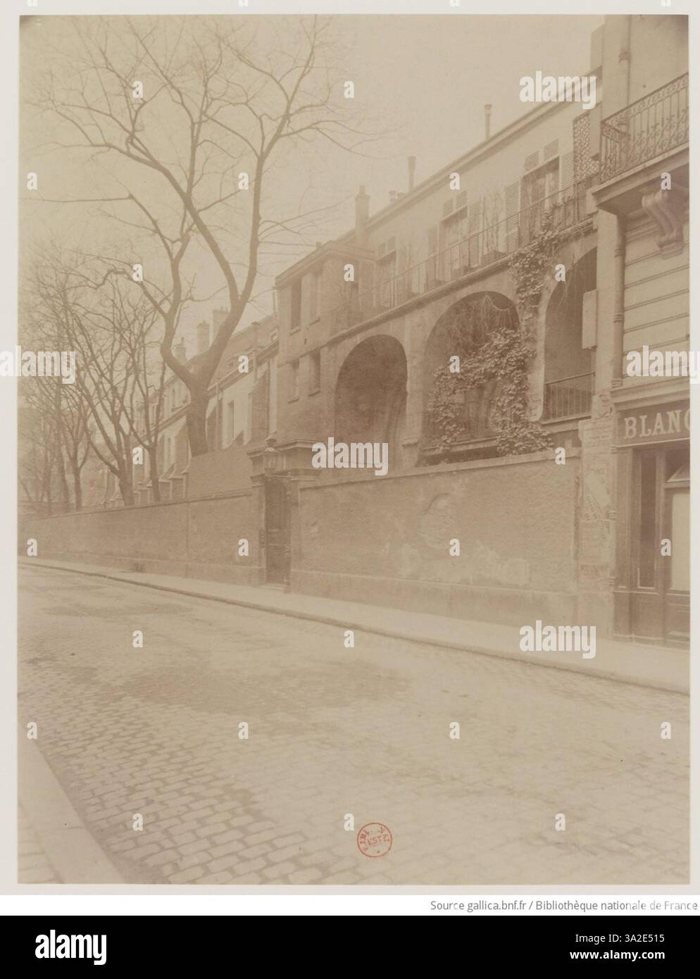 This 1901 image by Eugène Atget shows the Couvent des Bernardins in ...