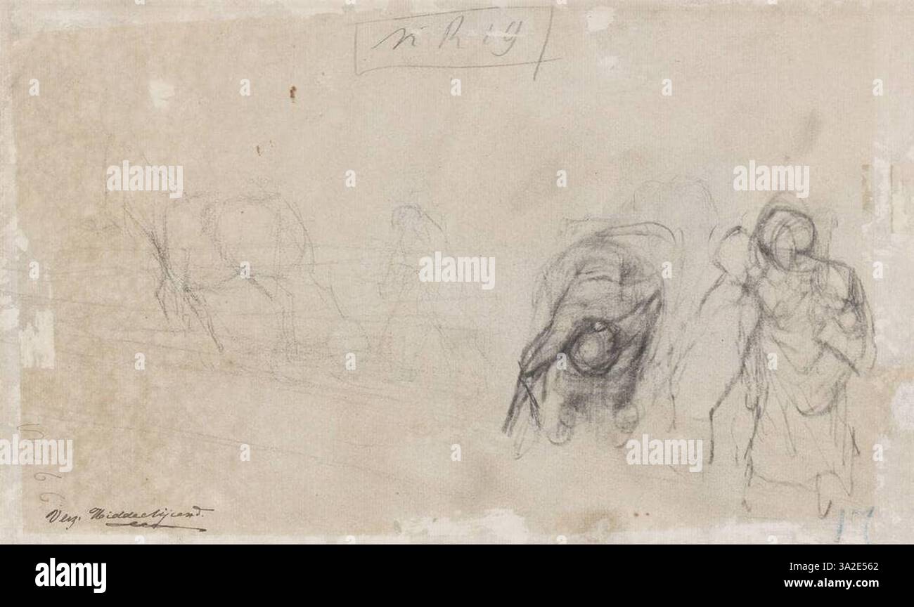 A collection of figure sketches by Van Gogh, showcasing his skill in ...
