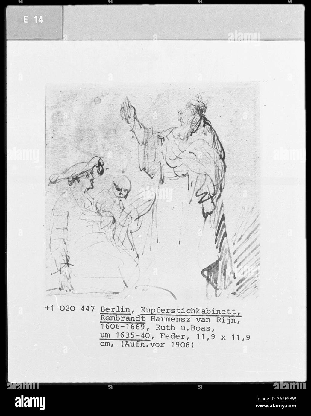 The biblical story of Ruth and Boaz is depicted, focusing on their ...