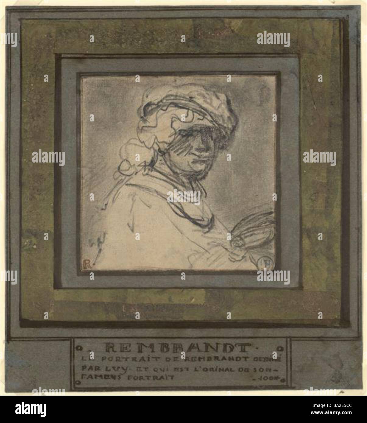 This self-portrait by Rembrandt shows the artist in a moment of quiet ...
