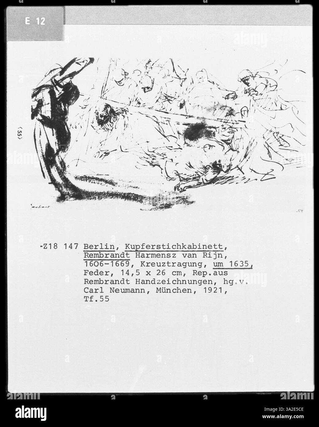 This painting shows Christ carrying the cross, emphasizing His ...