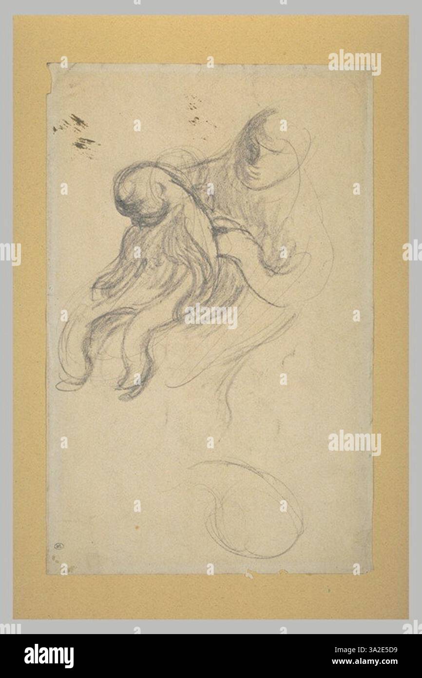 This painting shows a woman holding her child, emphasizing the maternal ...