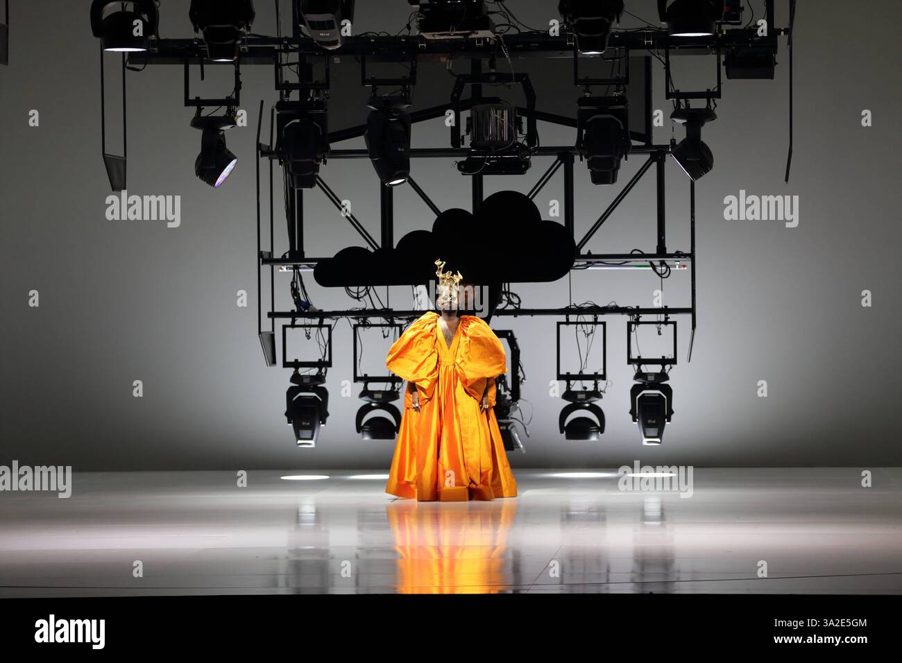 John Holiday als Echnaton während der Fotoprobe für Echnaton in der ...