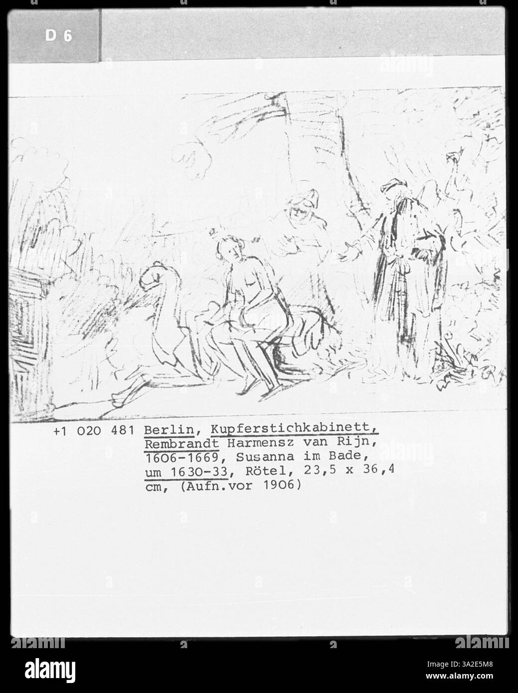 A depiction of Susanna bathing, a biblical subject often explored by ...