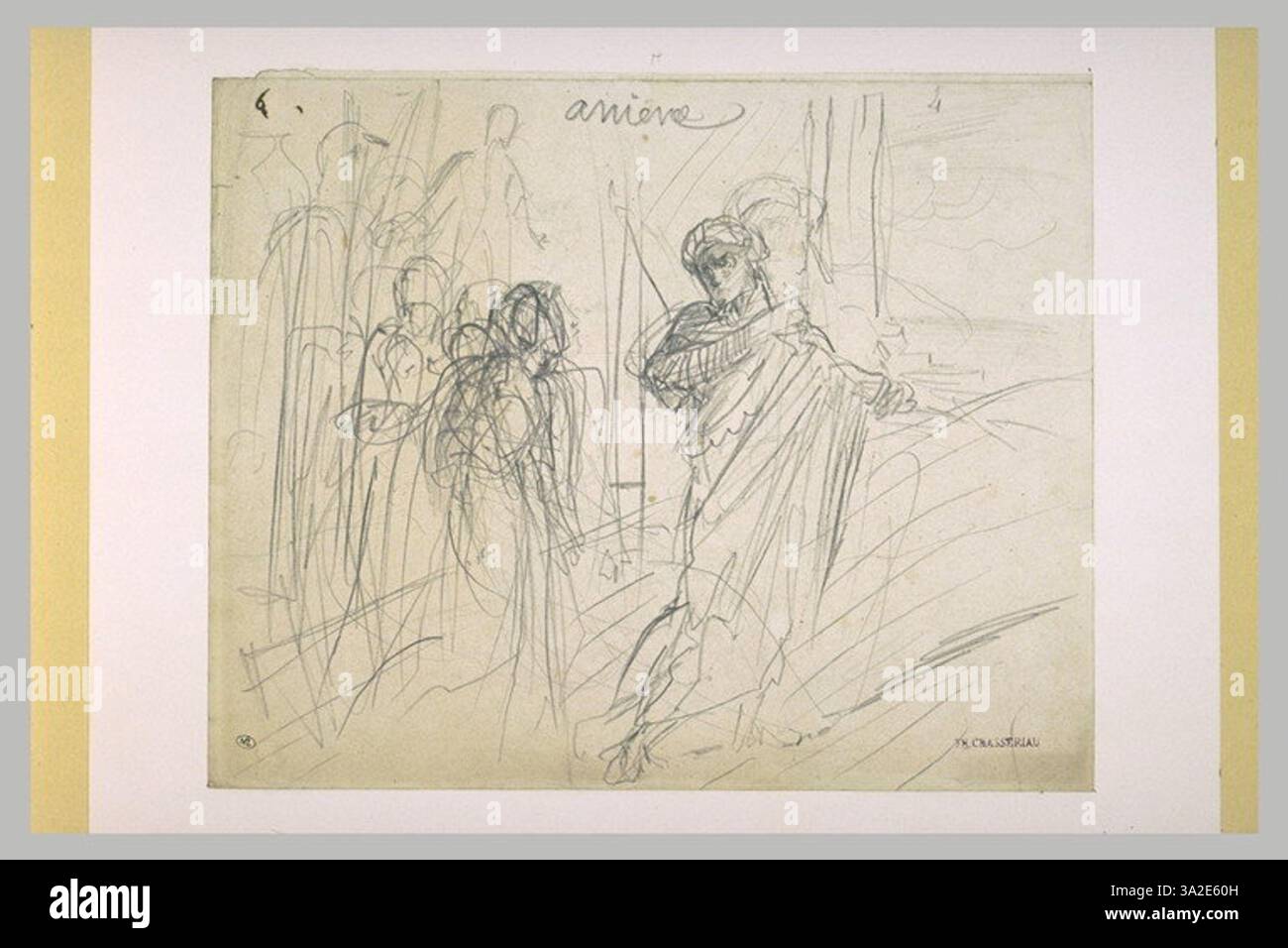 A dramatic scene from Shakespeare's 'Othello', depicting Othello ...