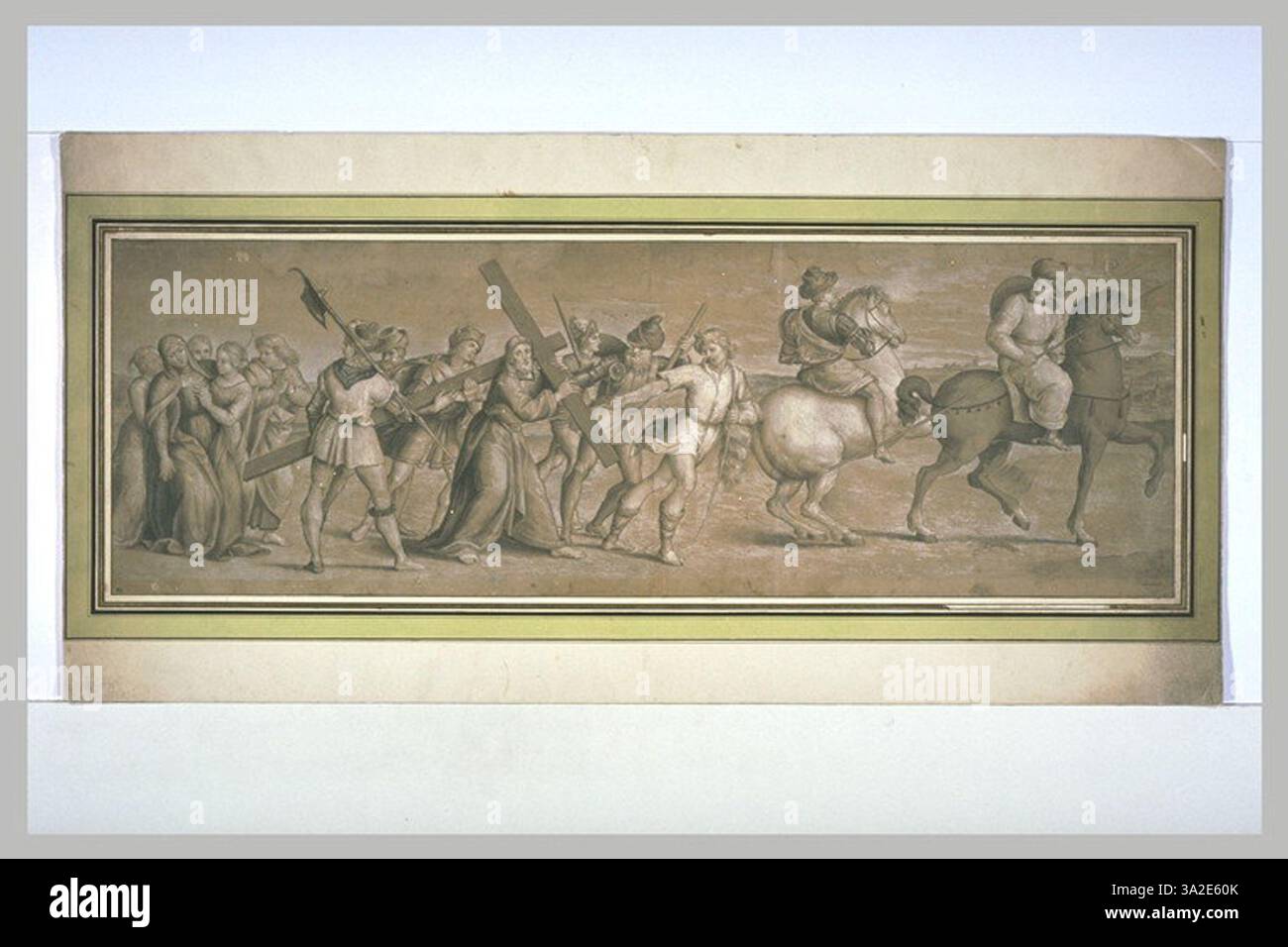A study of Raphael's 'The Carrying of the Cross' depicting Christ ...