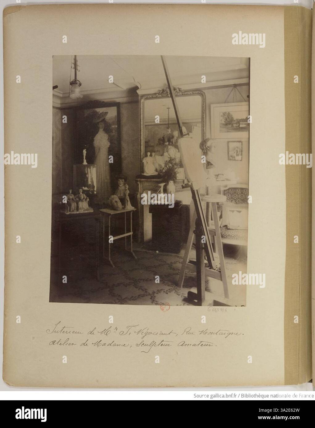 This photograph by Eugène Atget captures the interior of Mr. F’s ...