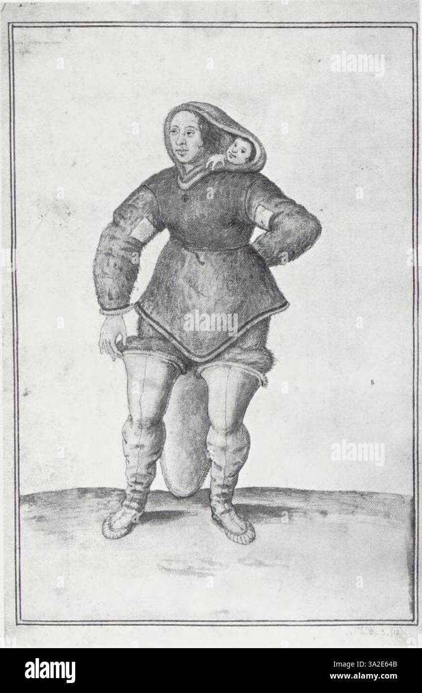 John White’s 1540–1593 drawing, part of the Hulton 1984 collection ...