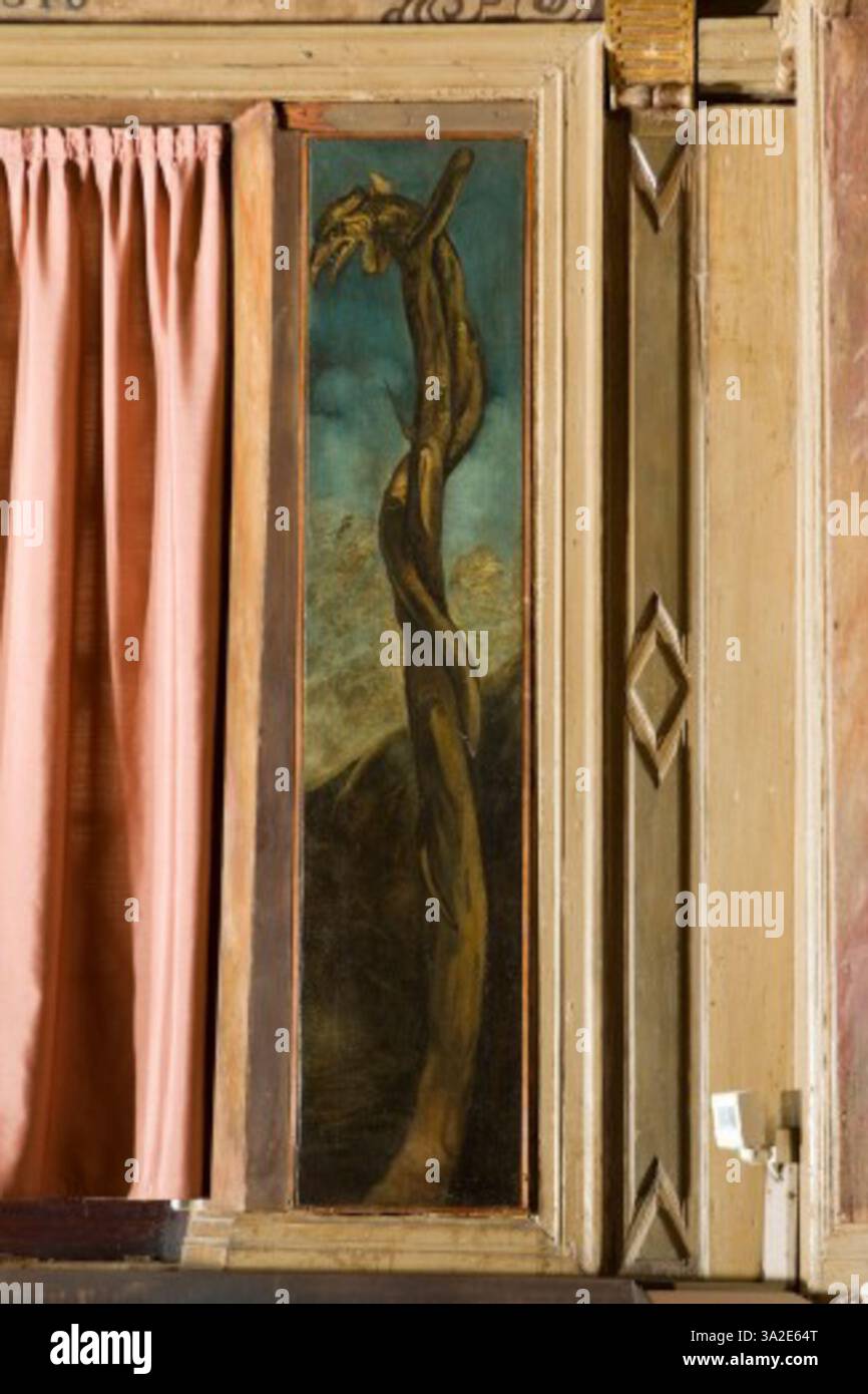 This 16th-century depiction of Moses with the bronze serpent emphasizes ...