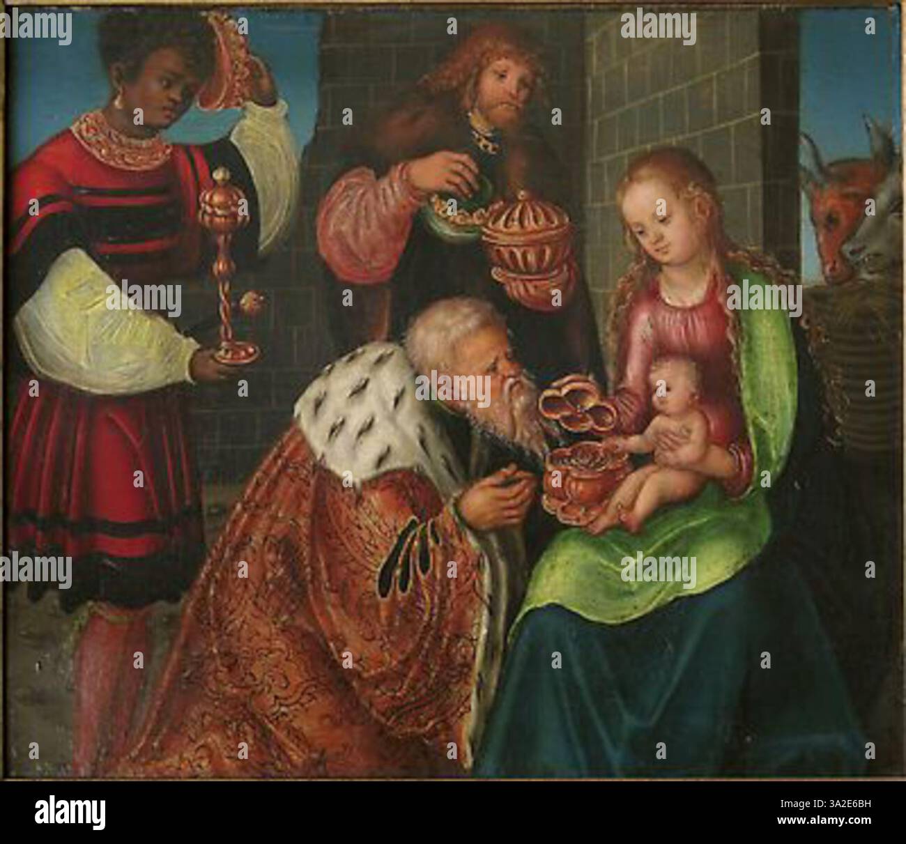 This painting by the workshop of Lucas Cranach the Elder portrays the ...