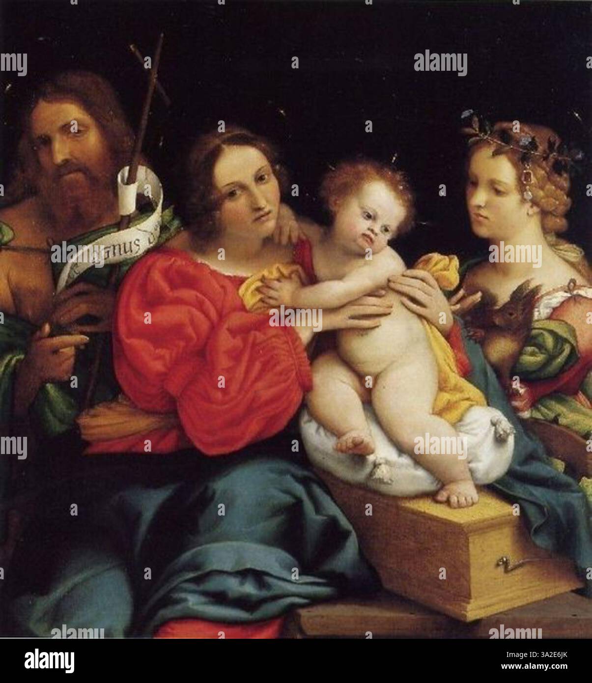 Lorenzo Lotto’s 'Lotto 64' depicts a religious figure in a serene and ...