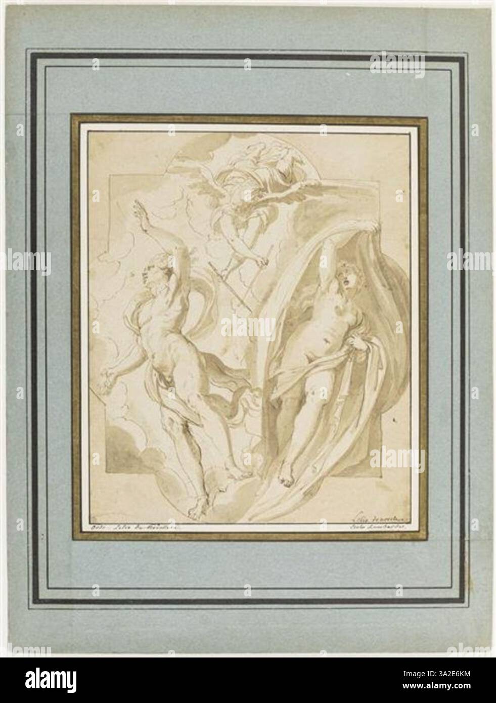 This dramatic painting by Guido Reni represents the separation of day ...